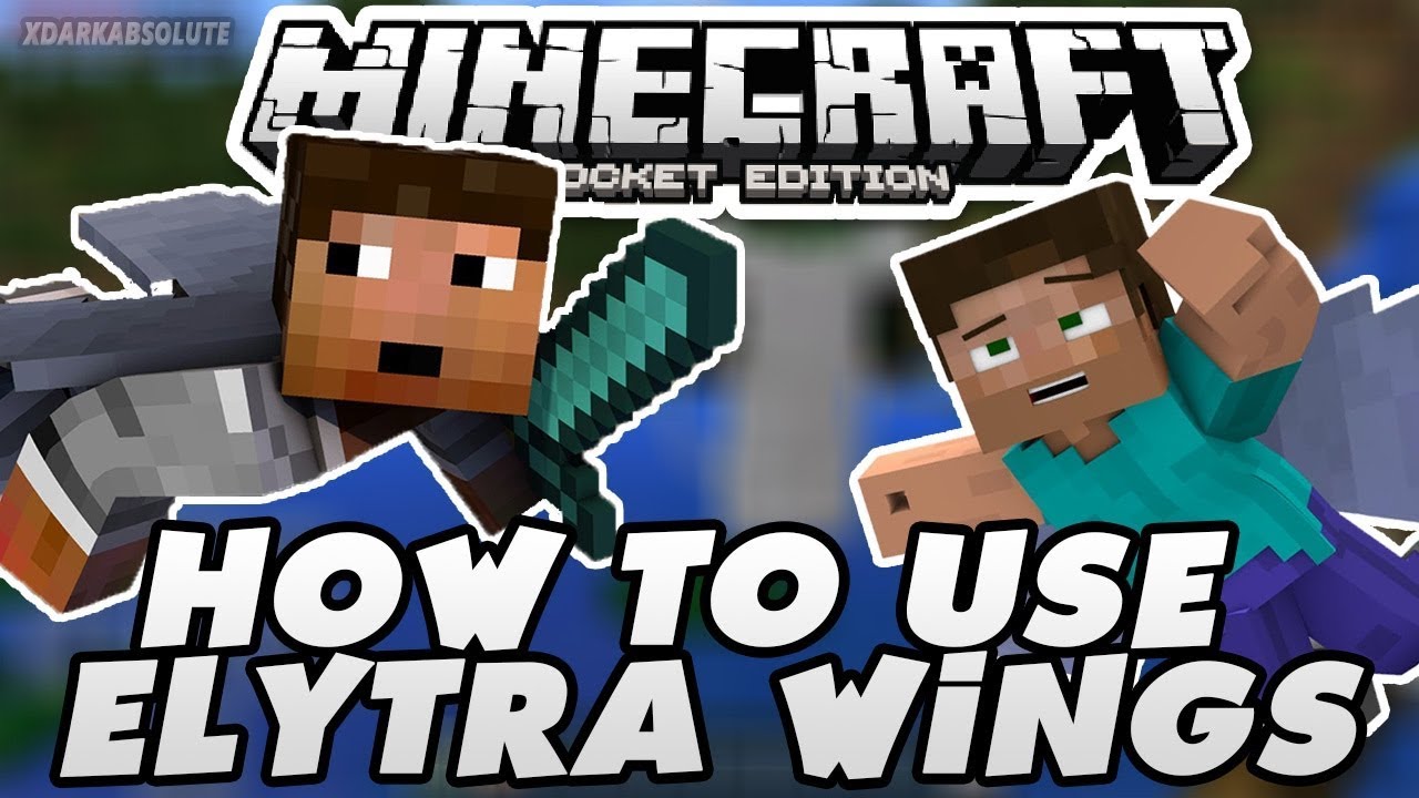 how to use elytra with fireworks Minecraft pe ⚡ - YouTube