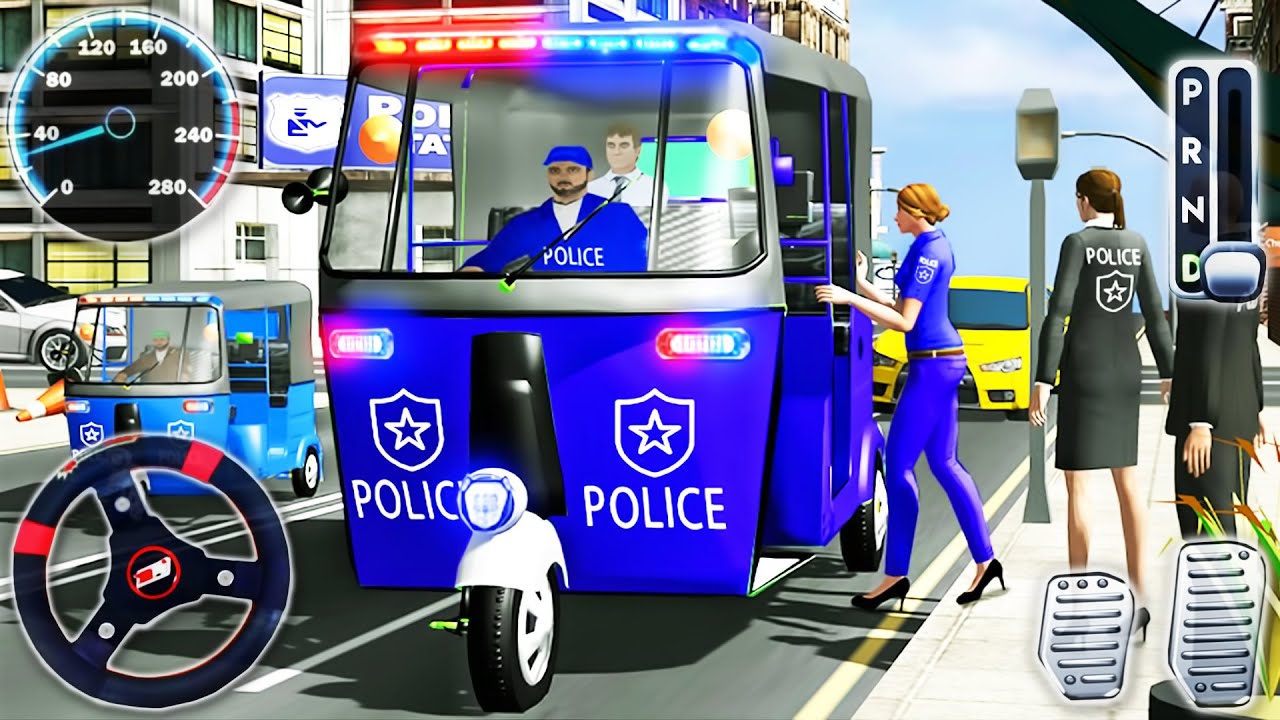 Police Tuk Tuk Driving Chase Simulator 2020 - City Auto Rickshaw Driver ...
