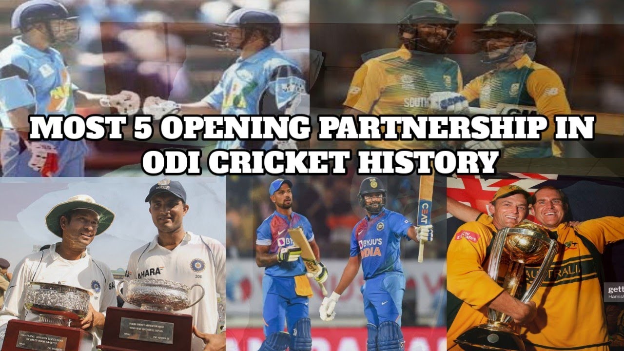 Most 5 Powerful Opening Batting Partnership in ODI Cricket History| Ten ...