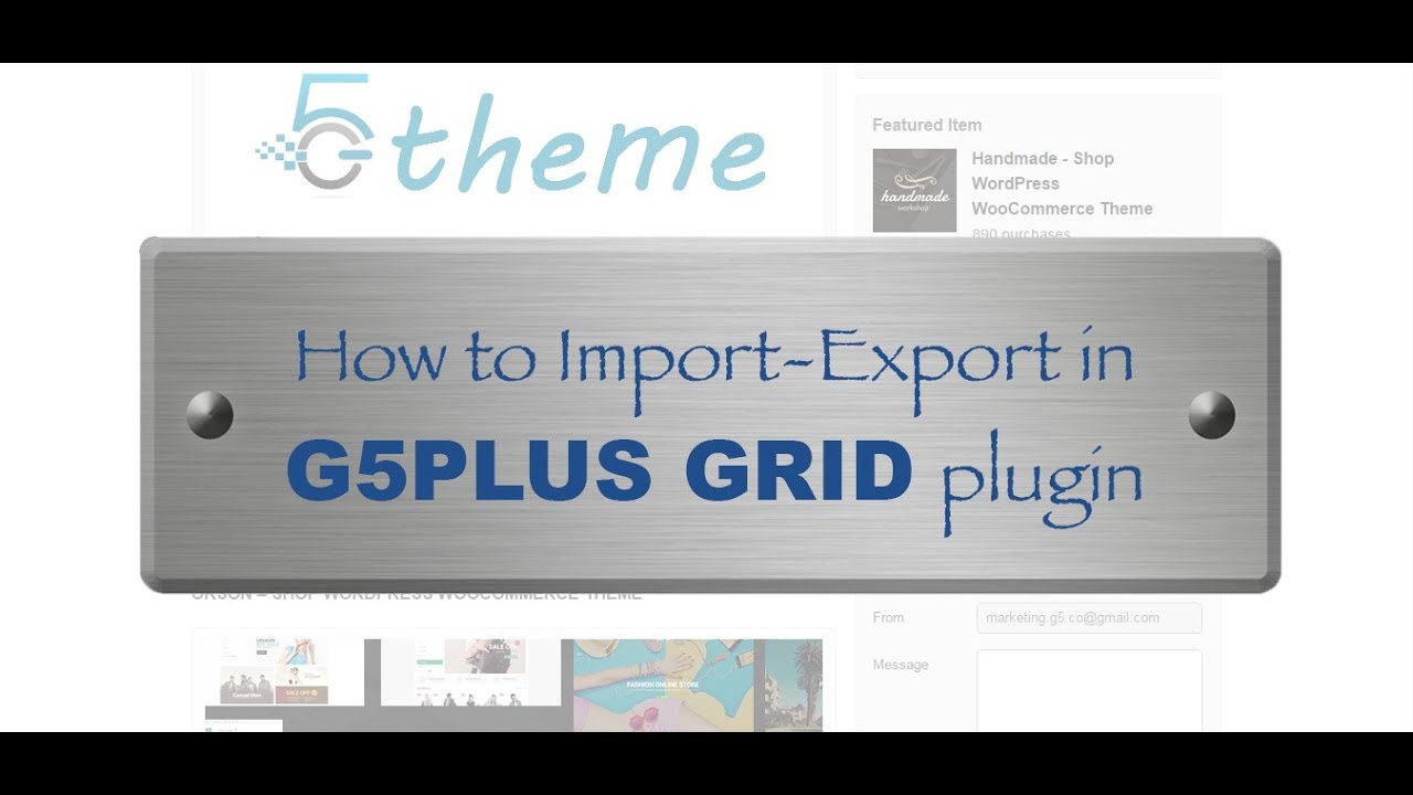 How to export and import layout using Grid Plus plugin - YouTube