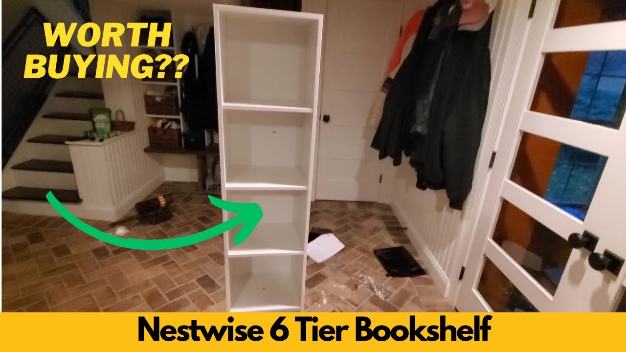This Tall Narrow Bookshelf Makes Small Spaces Feel Bigger – Nestwise 6 ...