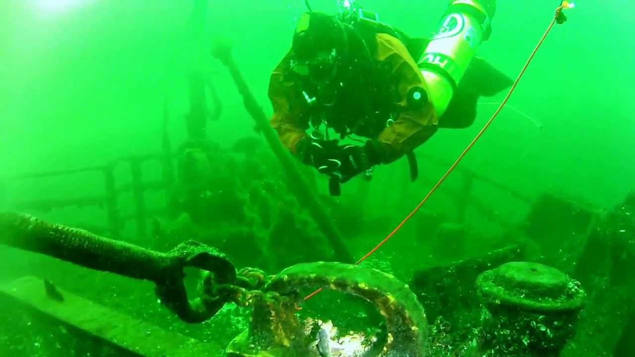 Scuba Diving Shipwreck Wolf Islander - YouTube