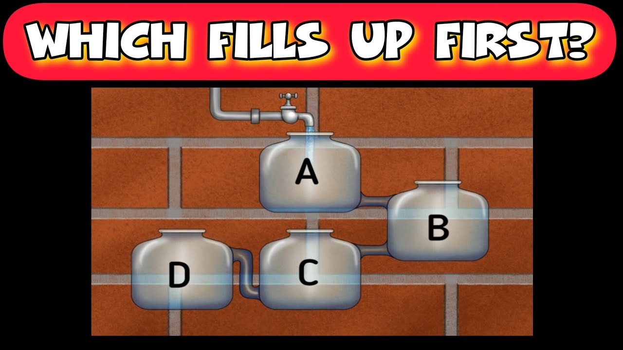 90% of people can't tell which fill up first - YouTube