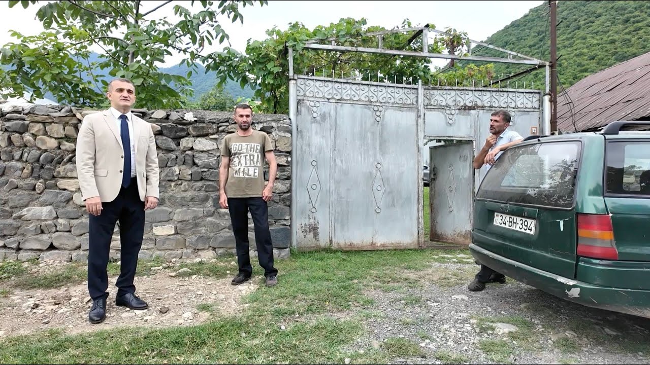 Qax rayonu Qum kəndinin yeni və müasir məktəbi var - Əhməd Şahidov kənd ...