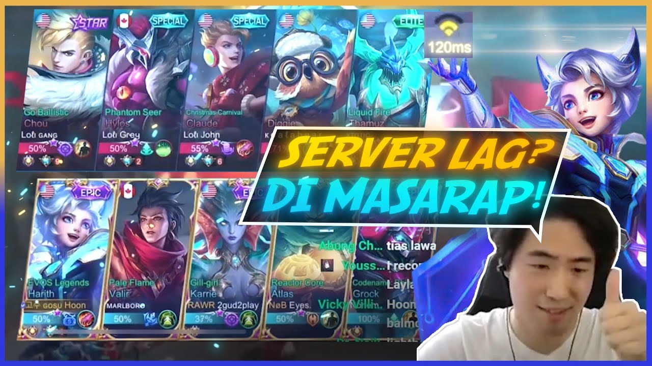 Hoon vs 3 Supreme + Server lag? | MLBB - YouTube