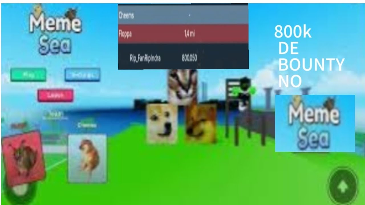 RUMO AOS 800 MIL DE BOUNTY NO MEME SEA - YouTube