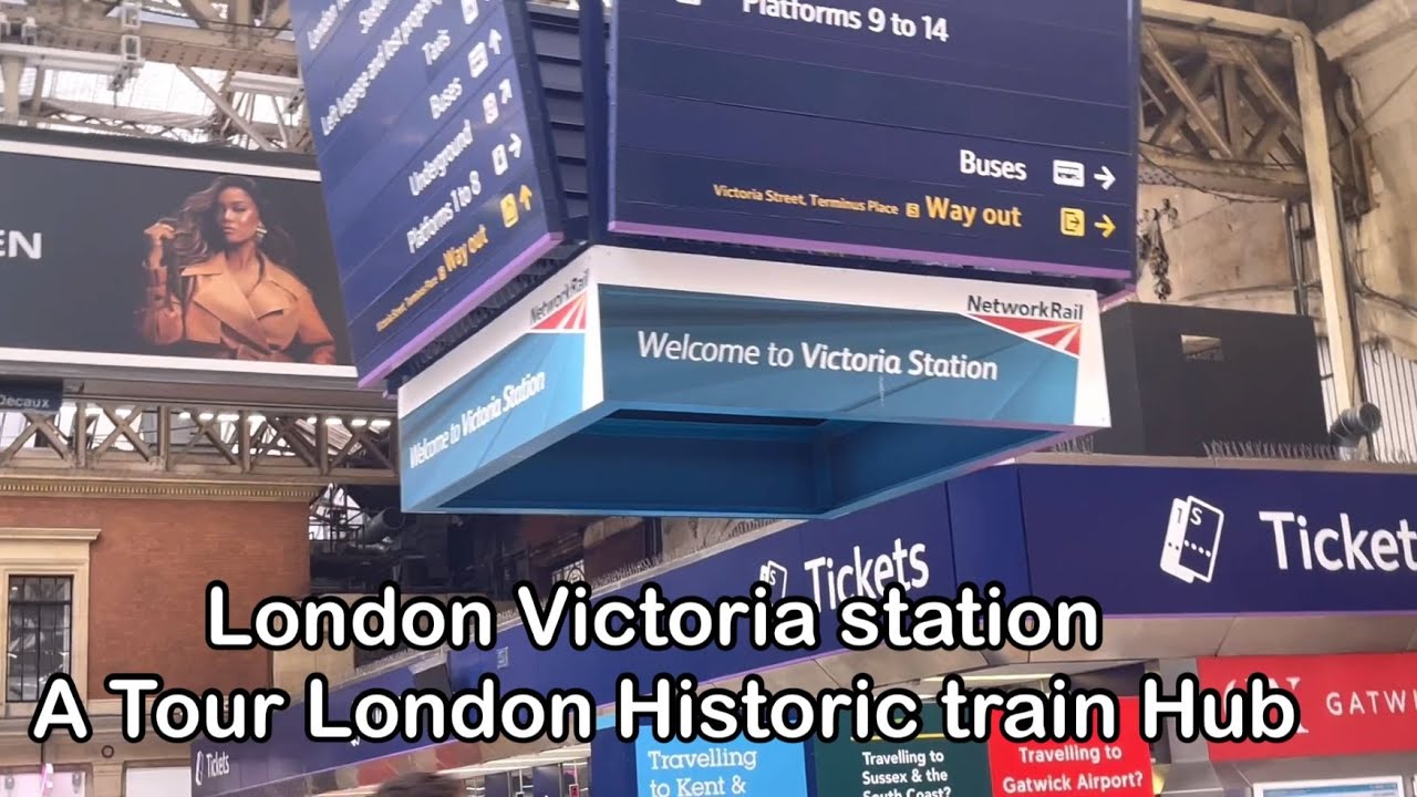 London Victoria Station Walk Tour Of London's Historic Train Hub - YouTube