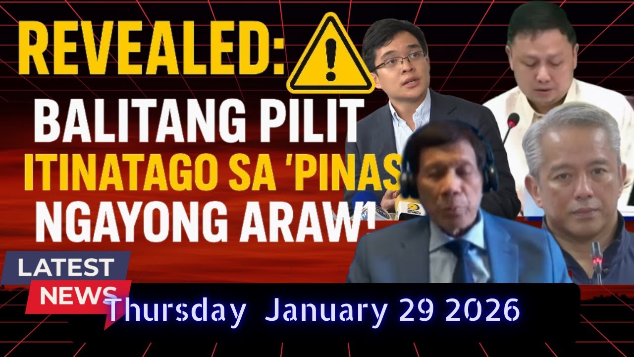 Revealed : Balitang pilit Itinatago sa Pinas Ngayong Araw Thursday ...