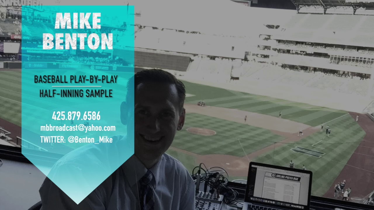 Mike Benton | Play-by-Play Demo Reel (Baseball, extended) - YouTube