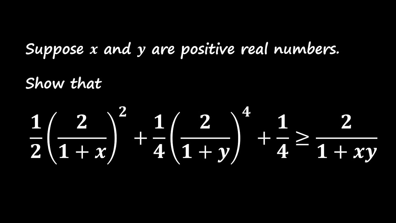 Solving a simple version of APMO 2024 Inequality Problem Using AM-GM ...