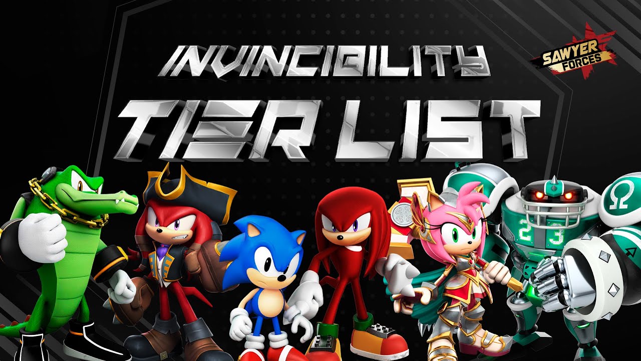 INVINCIBILITY TIER LIST - Sonic Forces Speed Battle - YouTube