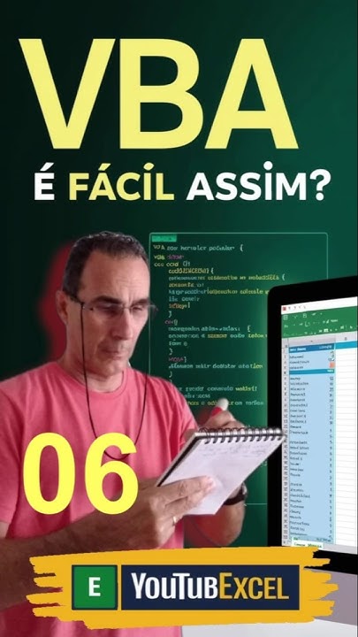 Programe sem saber nada / Abrir Excel sempre na mesma planilha (VBA BÁSICO 06) - YouTube