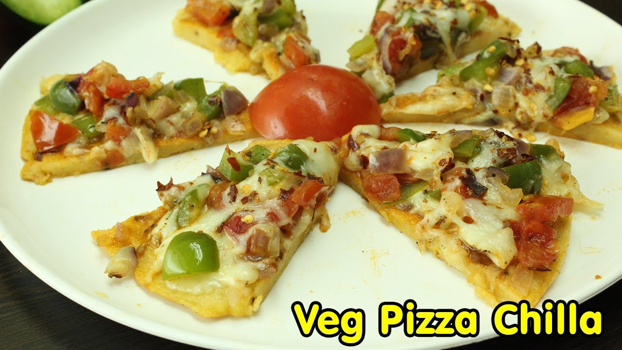 Chilla Pizza Recipe, How to make cilla pizza recipe - YouTube