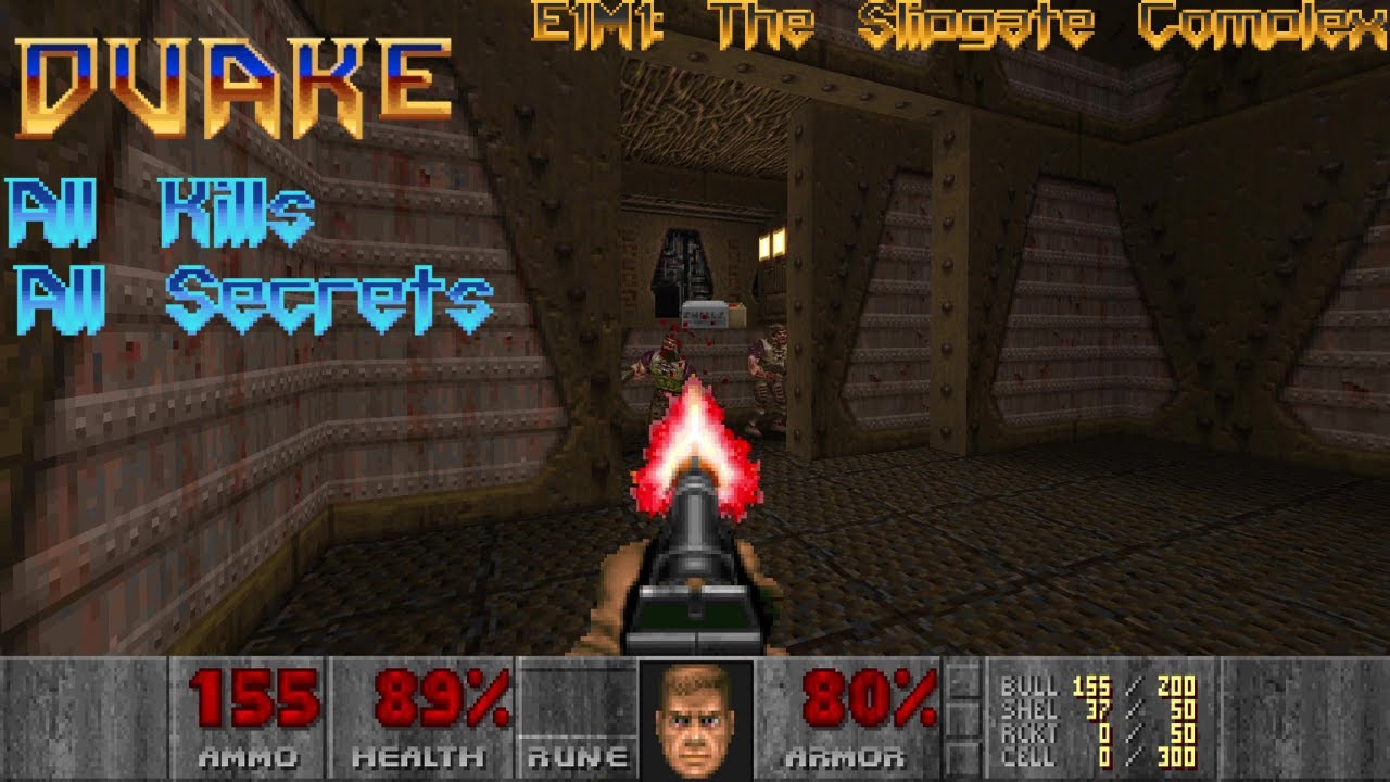 Duake - E1M1: The Slipgate Complex - YouTube