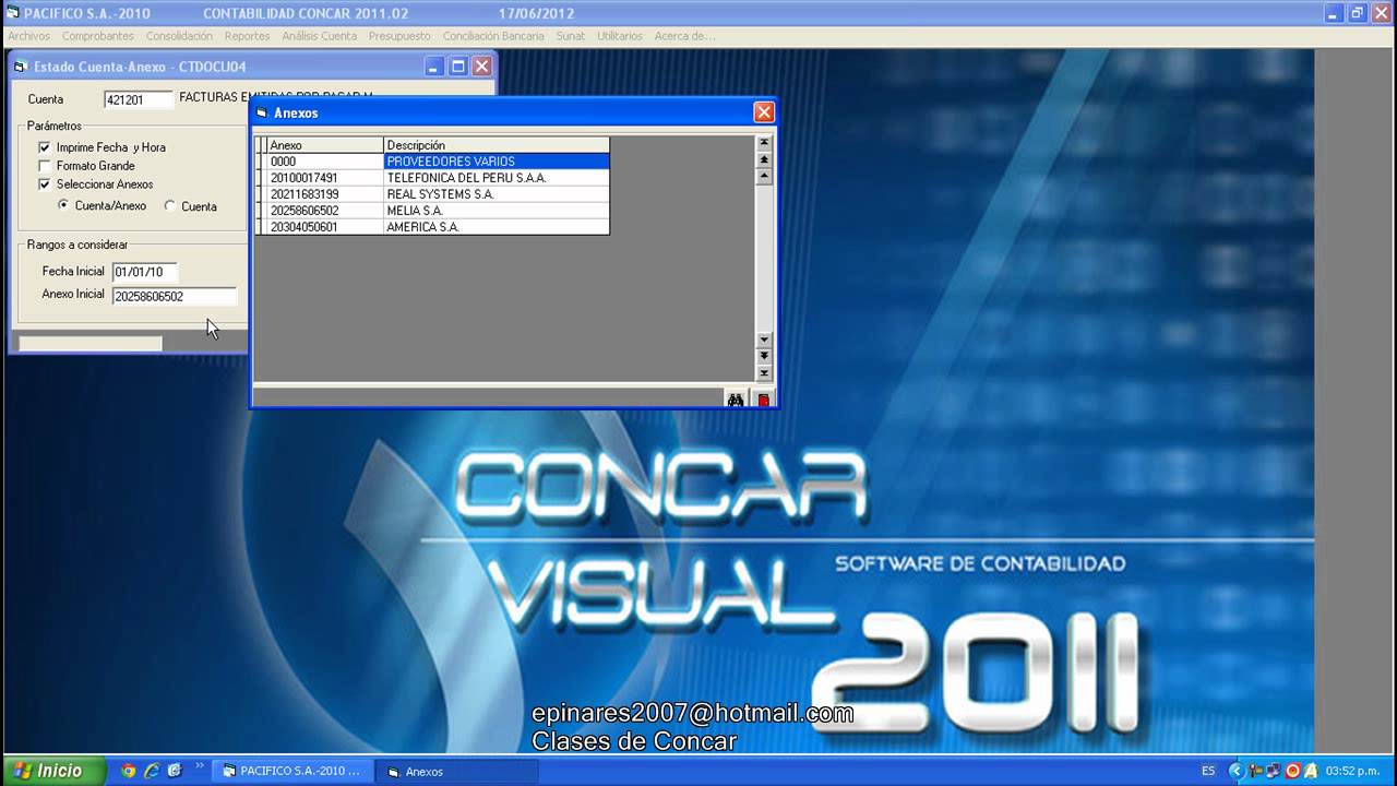 CONCAR - ANALISIS DE CUENTA.wmv - YouTube