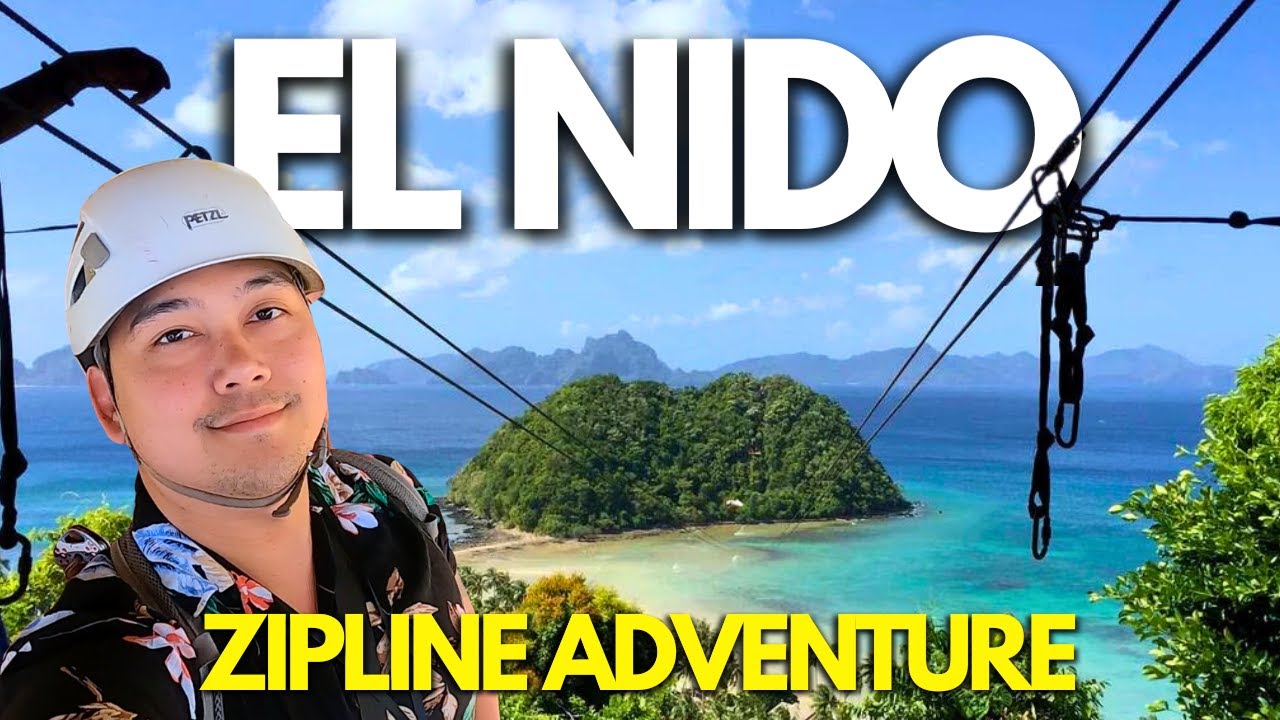 El Nido Zipline - Zip Line over Water - Palawan, Philippines - YouTube