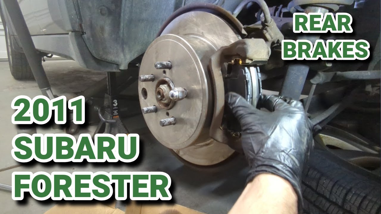 Rear Brakes (Pads And Rotors) | 2011 Subaru Forester - YouTube