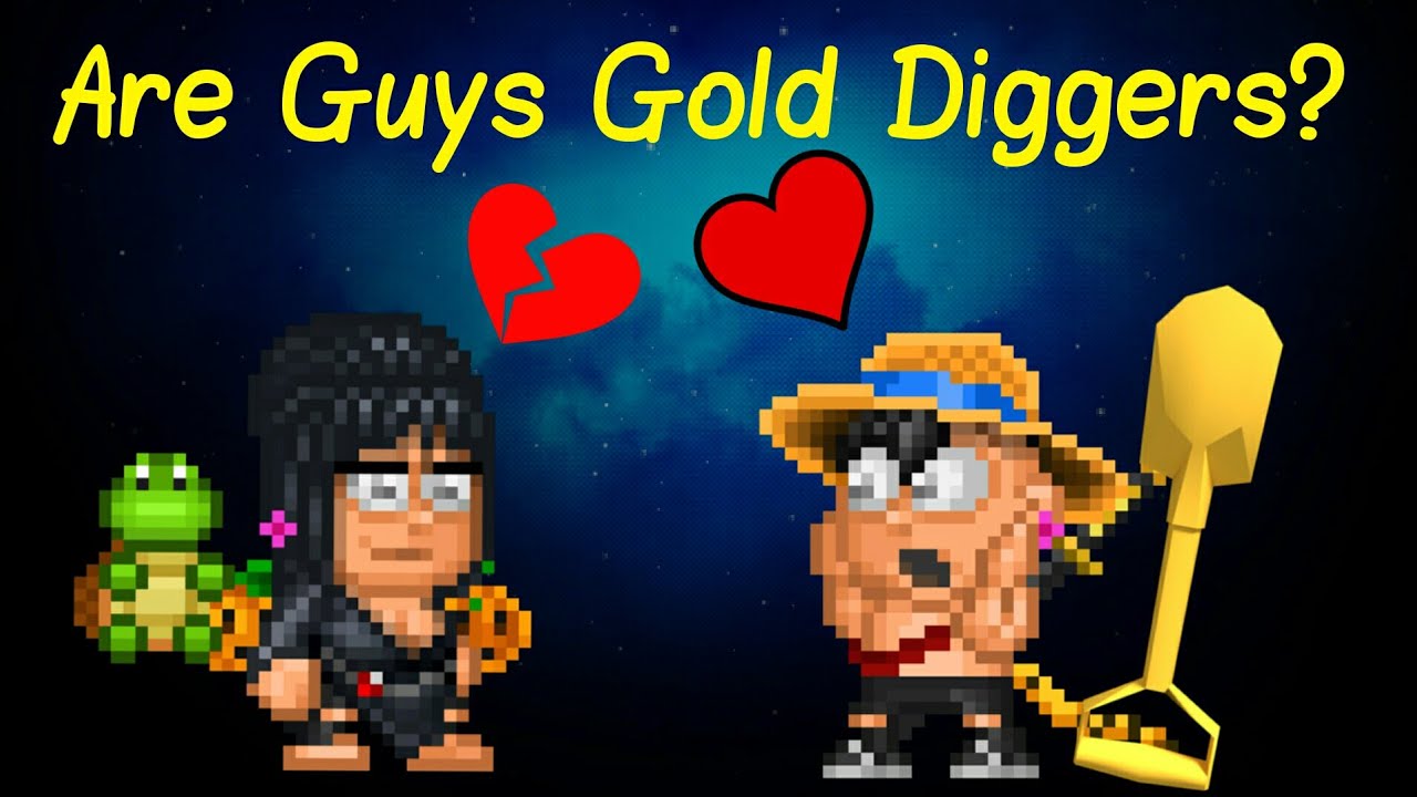 Are Guys Gold Diggers?!?? | Pixel Worlds | - YouTube