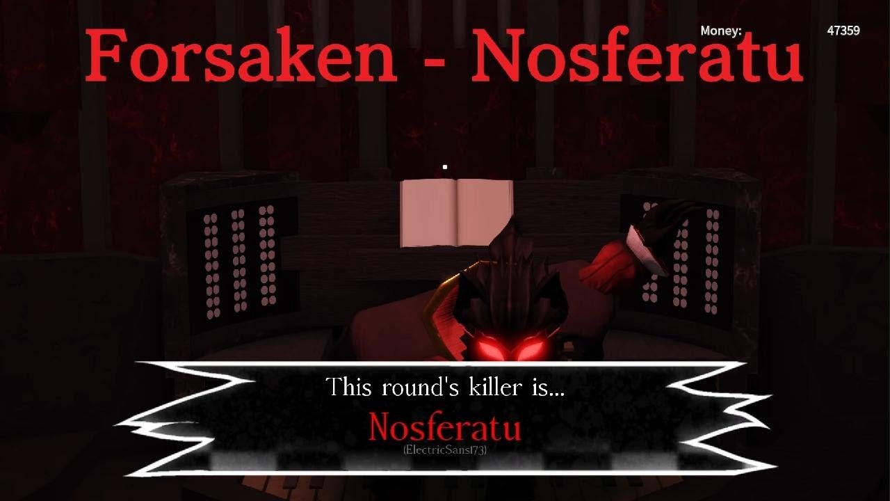 Roblox Forsaken - Nosferatu Gameplay - YouTube