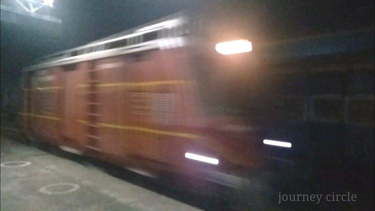 High speed inspection Car at night mood | journey circle | train video ...