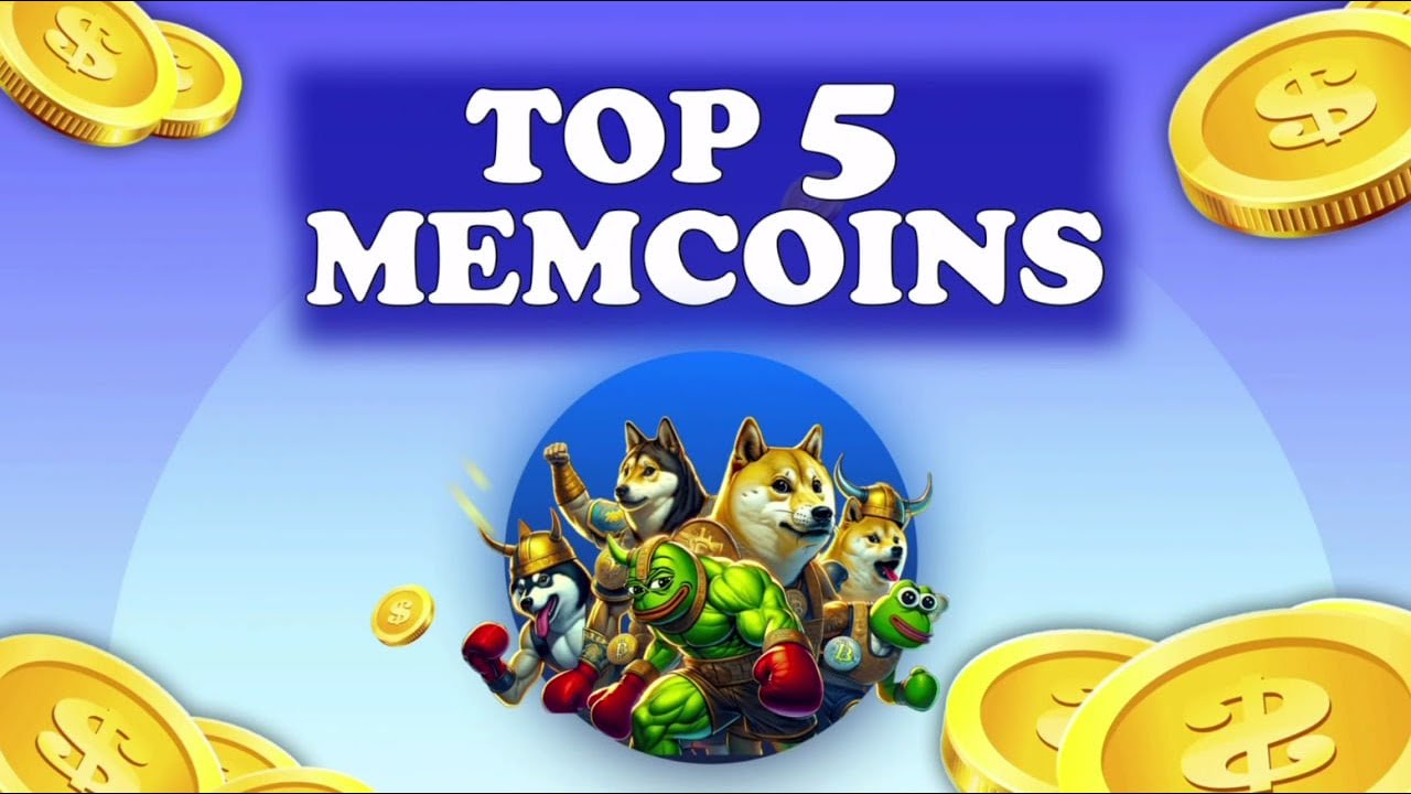 TOP 5 Memcoins of 2025! Coins for X's! - YouTube
