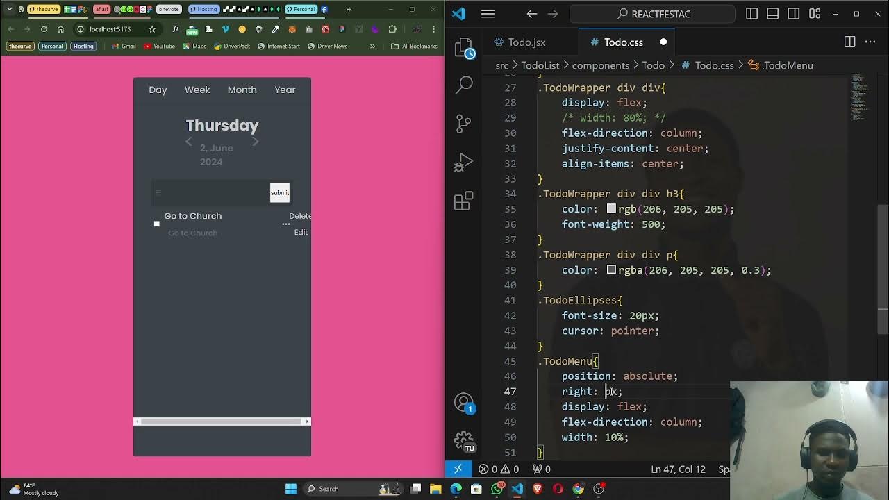 Edit Function for a Todo List Application (React.js) - YouTube