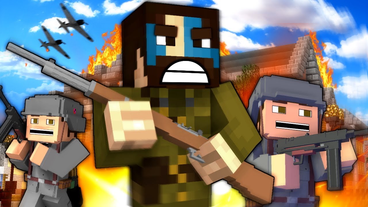 AXIS vs ALLIES! - Minecraft - Call to Battle - YouTube