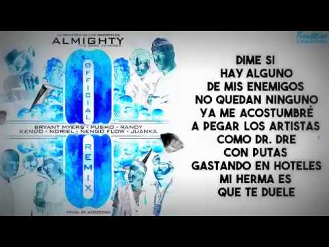 LETRA - OCHO REMIX - Almighty Ft. Bryant Myers, Pusho, Randy, Kendo ...