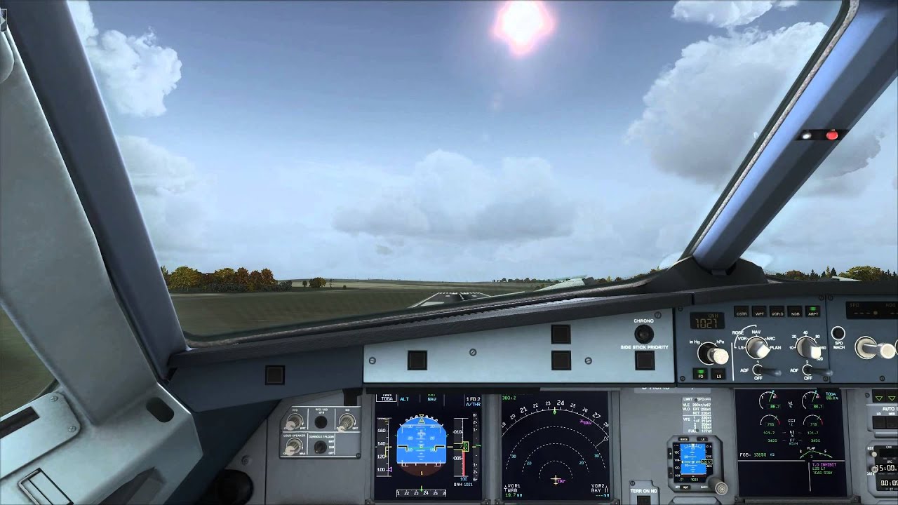 A320 Take Off Paderborn - YouTube