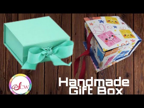 Hand made box| gift box - YouTube