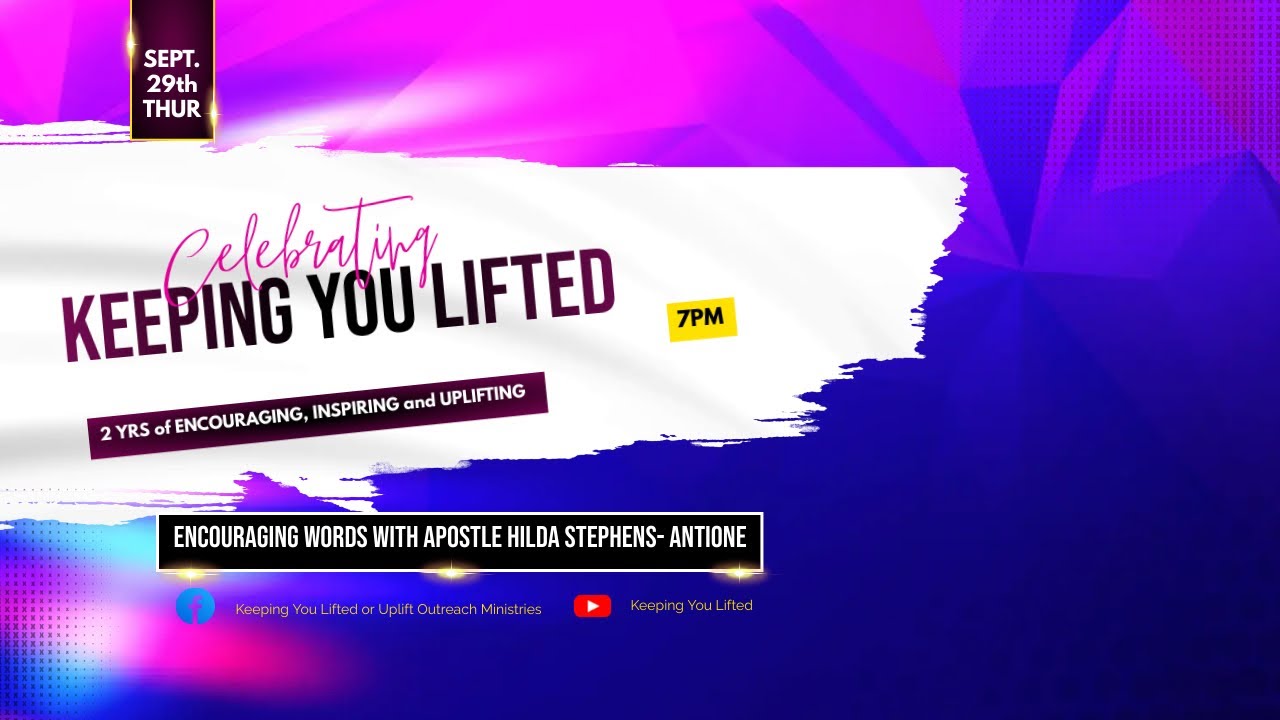 Keeping You Lifted - Saying Thank You for 2 yrs.! - YouTube