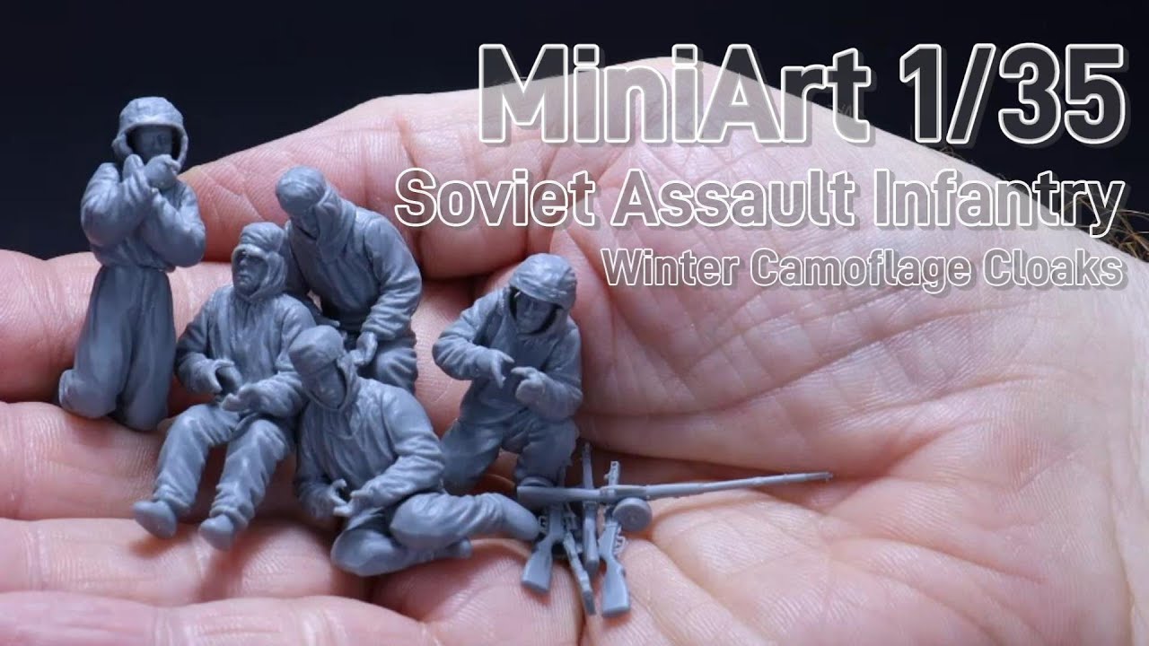 MiniArt 1/35 | Soviet Assault Infantry | #miniart - YouTube