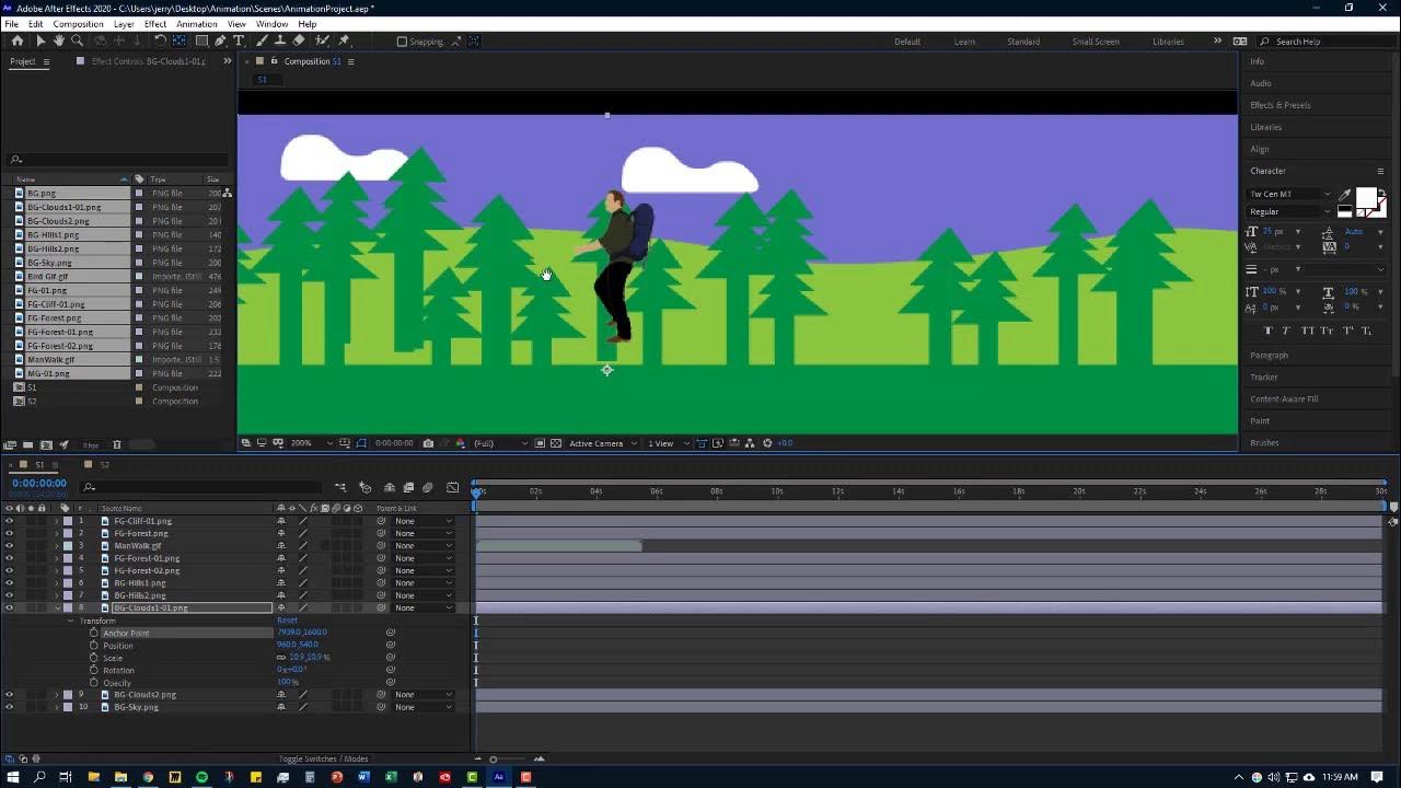 Basic After Effects Animation Tutorial - Design Media 2 - YouTube