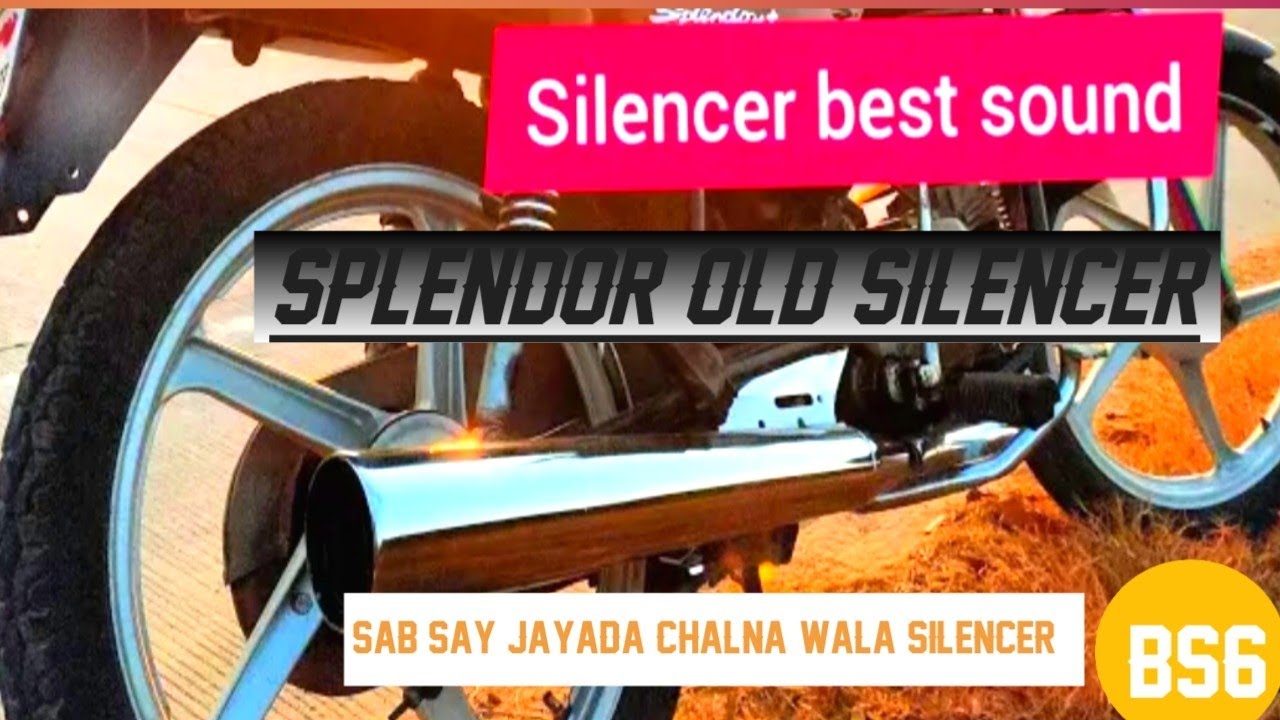 splendor plus old silencer bs6 price #2022#bike master #splendor plus # ...