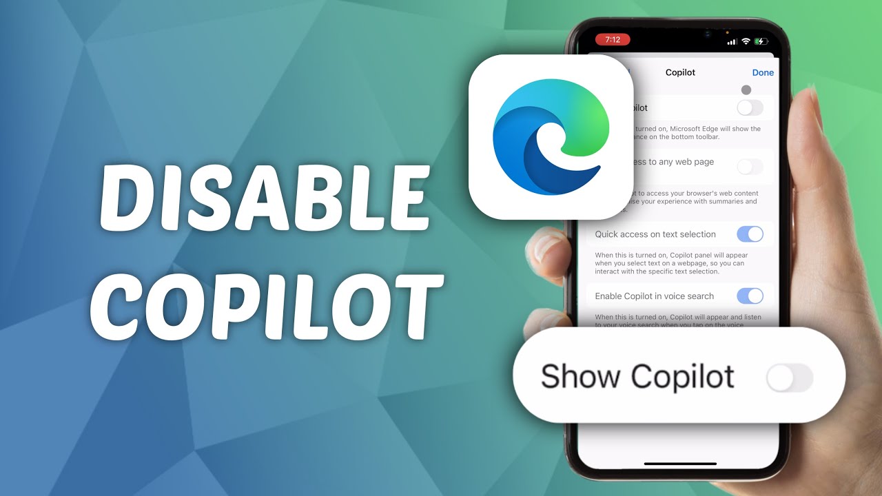 How to Disable Copilot in Microsoft Edge - YouTube
