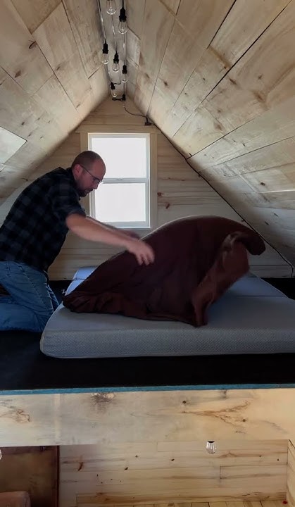 Finishing the Cabin Sleeping Arrangements - YouTube
