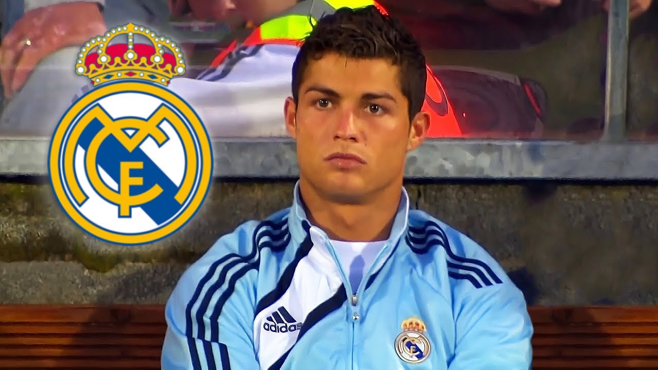 Cristiano Ronaldo first match for Real Madrid - YouTube