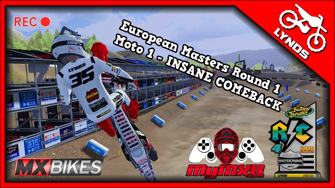 MX Bikes PRO Race Onboard - INSANE COMEBACK - European Masters Round 1 ...