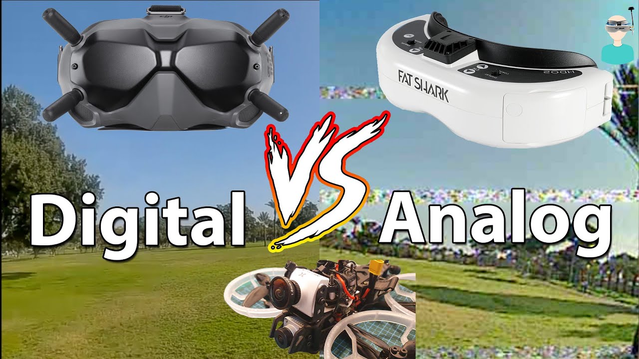 HD FPV Vs Analog FPV - Multipath & Outdoors Test - YouTube