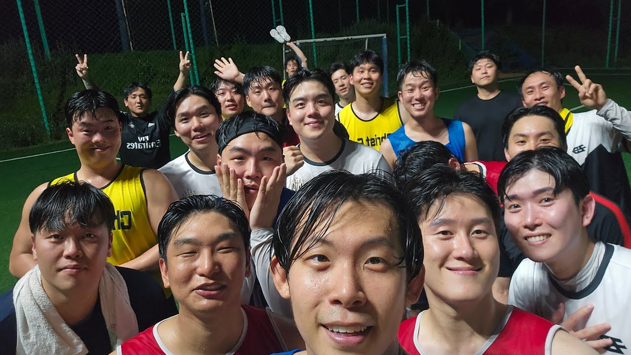 24.8.12 (월) 팀 정기 내전 in 시흥 드림 풋살장 6쿼터 레드vs옐로우 - YouTube