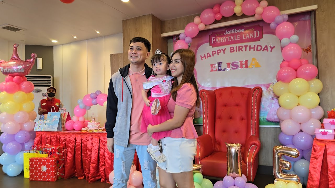 Elisha Hope 2nd Birthday at Jollibee - YouTube
