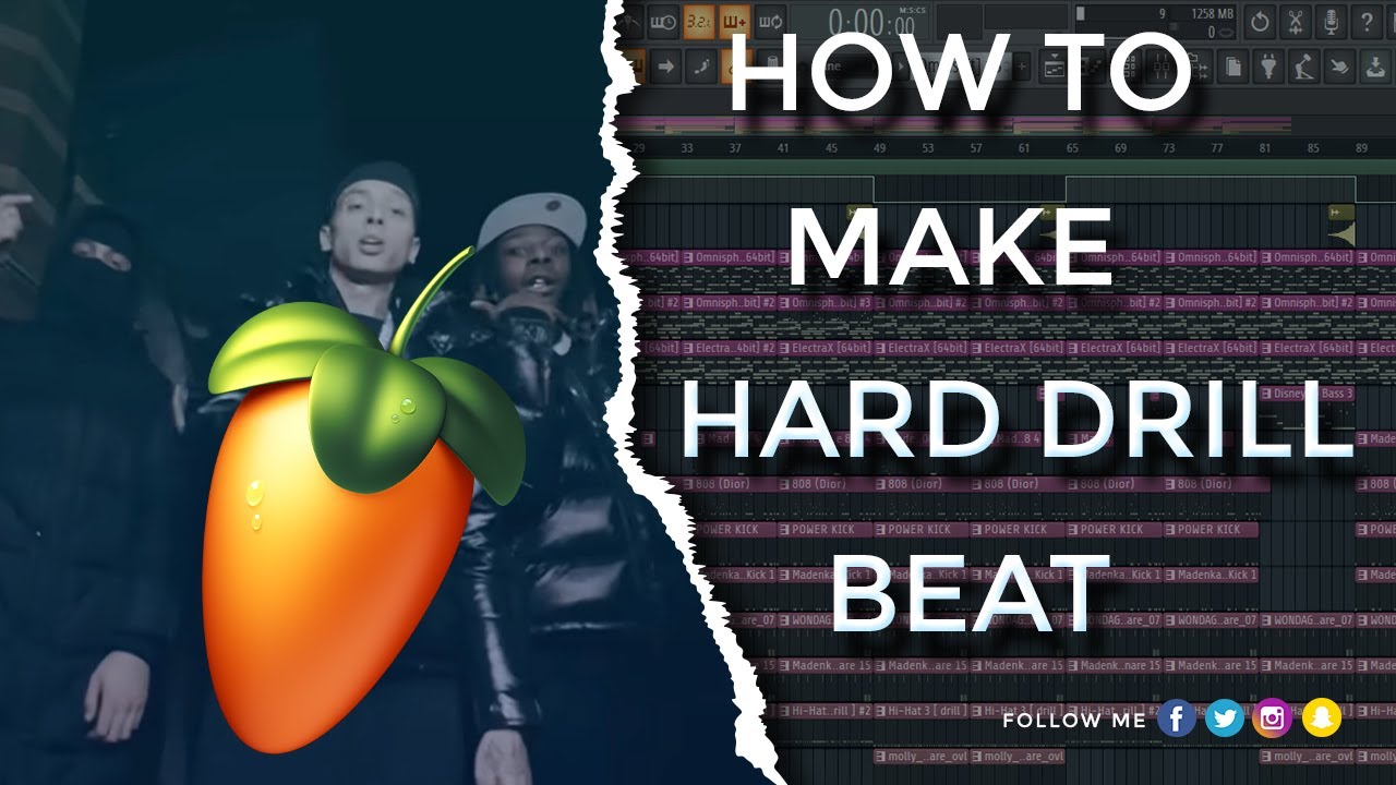 How to make DARK Vocal Drill 🔥 FL Studio Drill Tutorial 2022 with ...