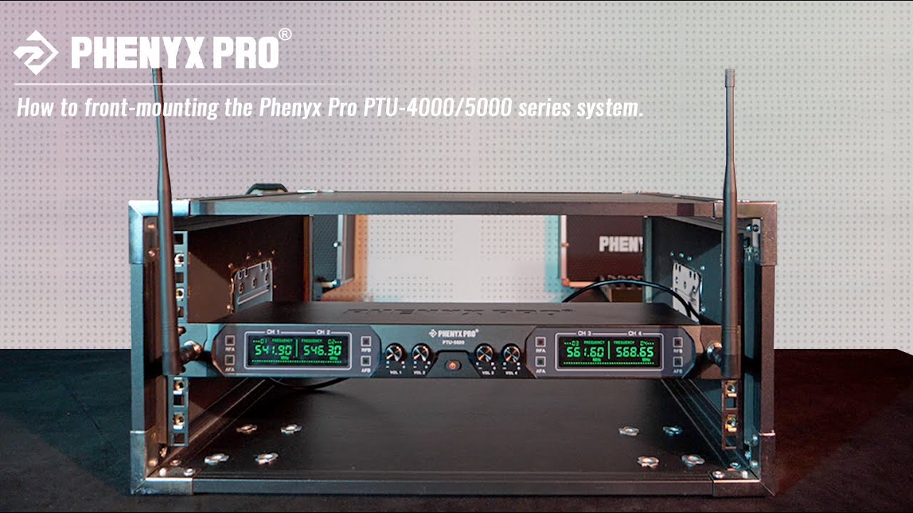 PTU-5000 Quad Wireless Microphone System Phenyx Pro, 60% OFF