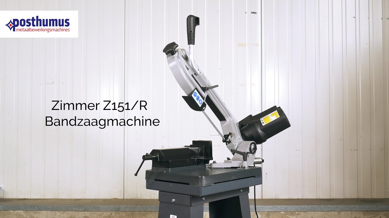 Zimmer Z151 R bandzaagmachine - YouTube