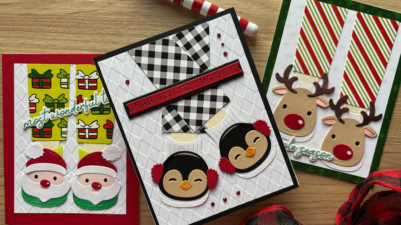 Cozy Toes Slippers! These dies are super cute! @spellbinders - YouTube