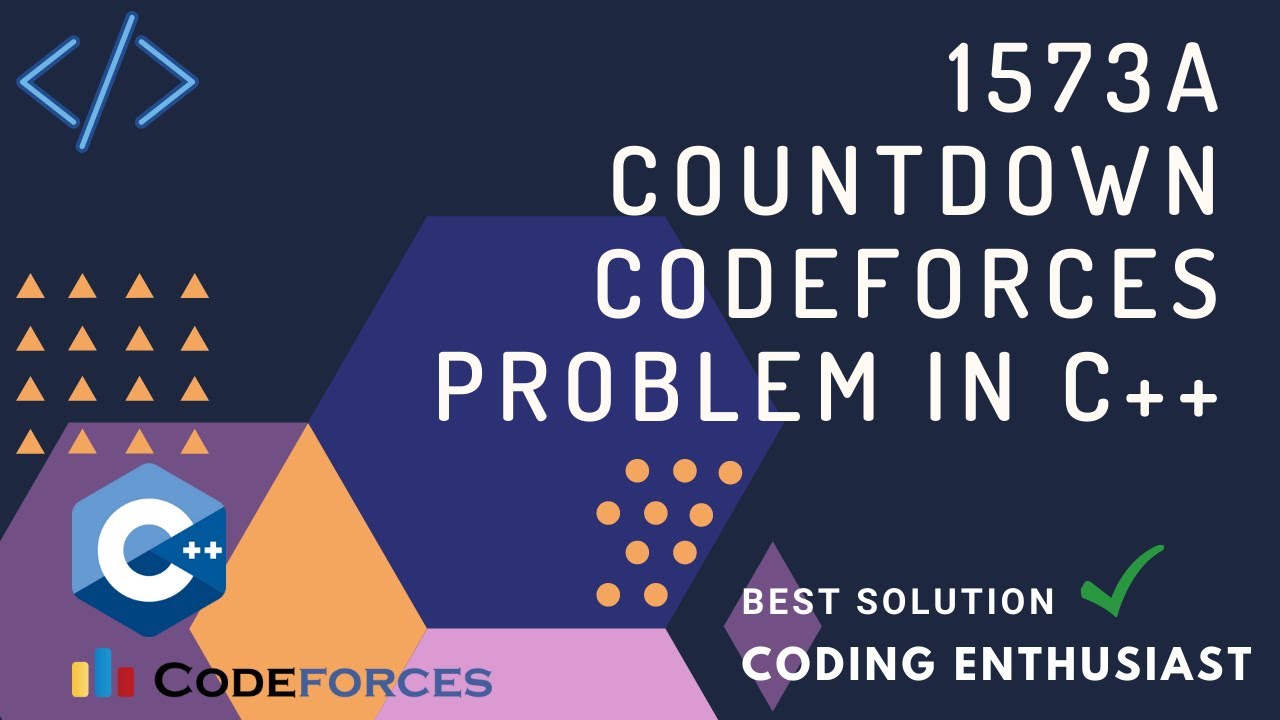 1573a Countdown Codeforces Problem In C Countdown Codeforces 8902
