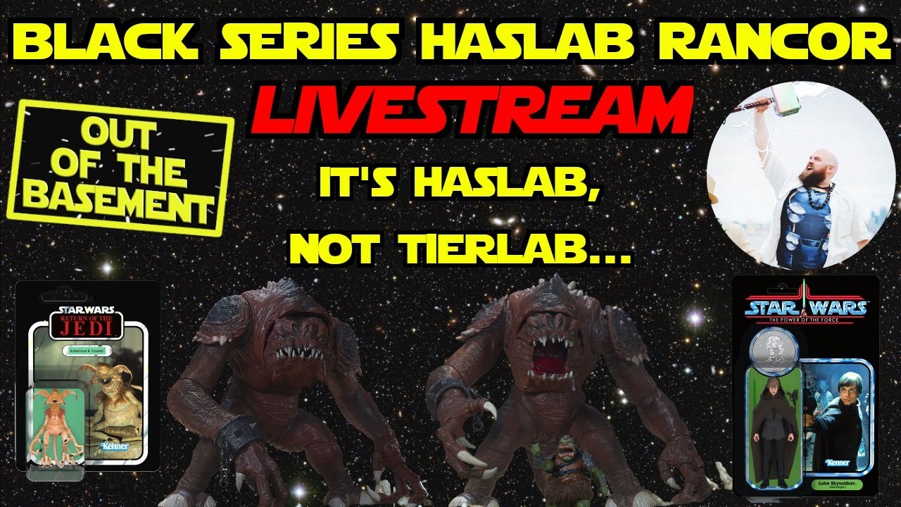 Star Wars Black Series Haslab Rancor Discussion Livestream w/ Mike ...