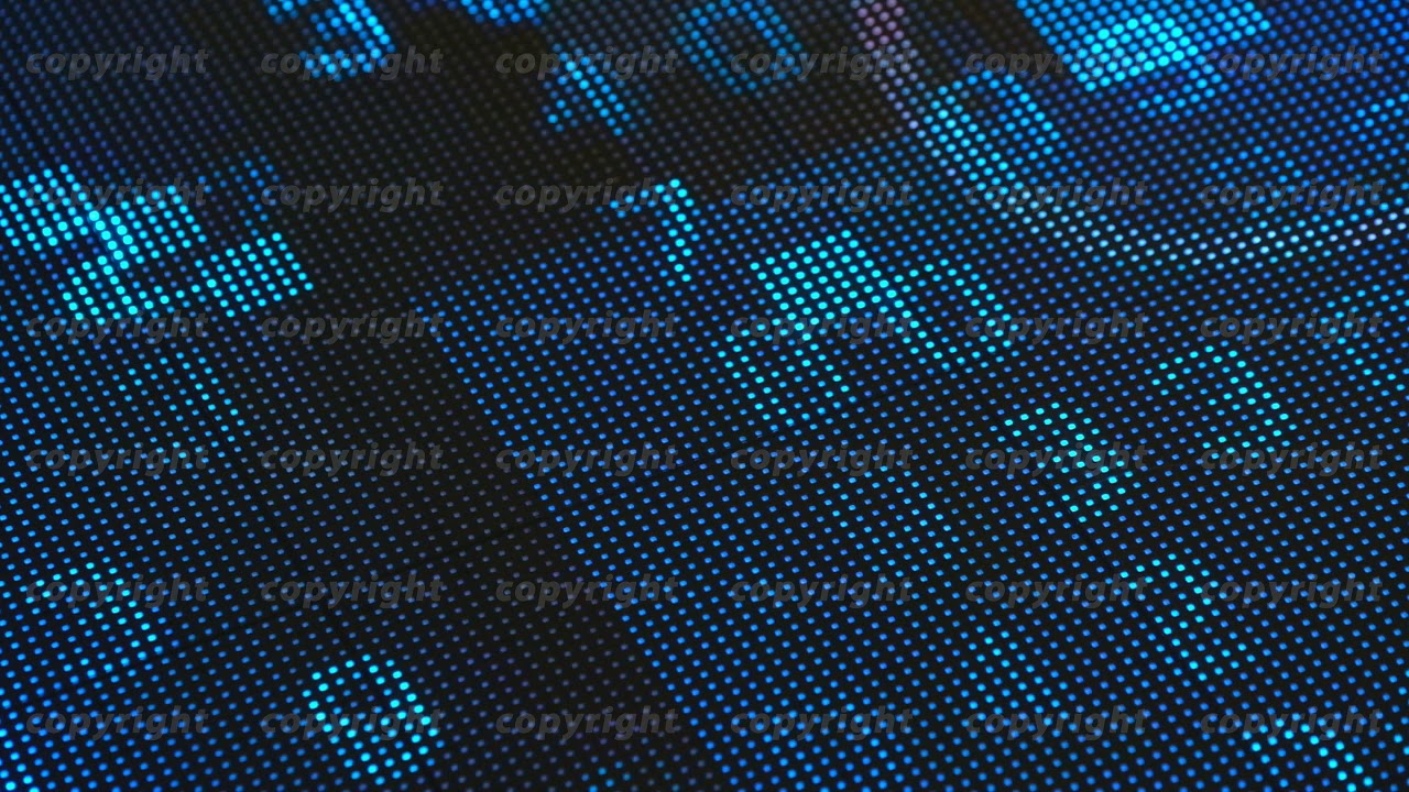 Moving numbers and letters blue background - YouTube