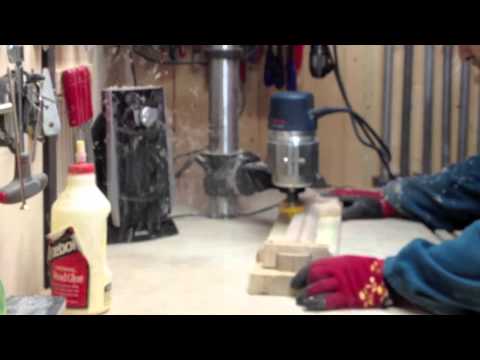 My new homemade Neck Carving Jig - YouTube