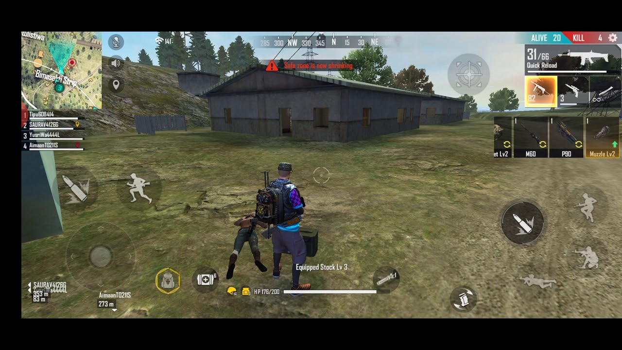 Total 10 Kills in Squad Match Gameplay - Garena Free Fire ।। Part 08 ...